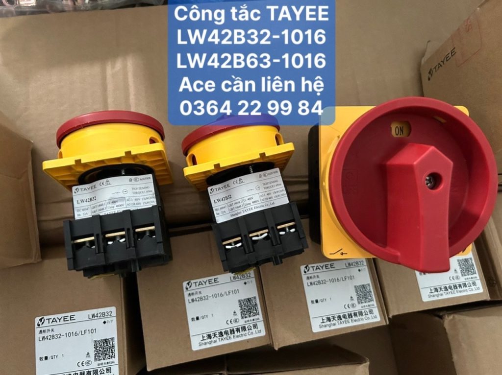 Công tắc 開關TAYEE LW42B32&LW42B63 – CÔNG TY TNHH DỊCH VỤ THƯƠNG MẠI XUẤT ...