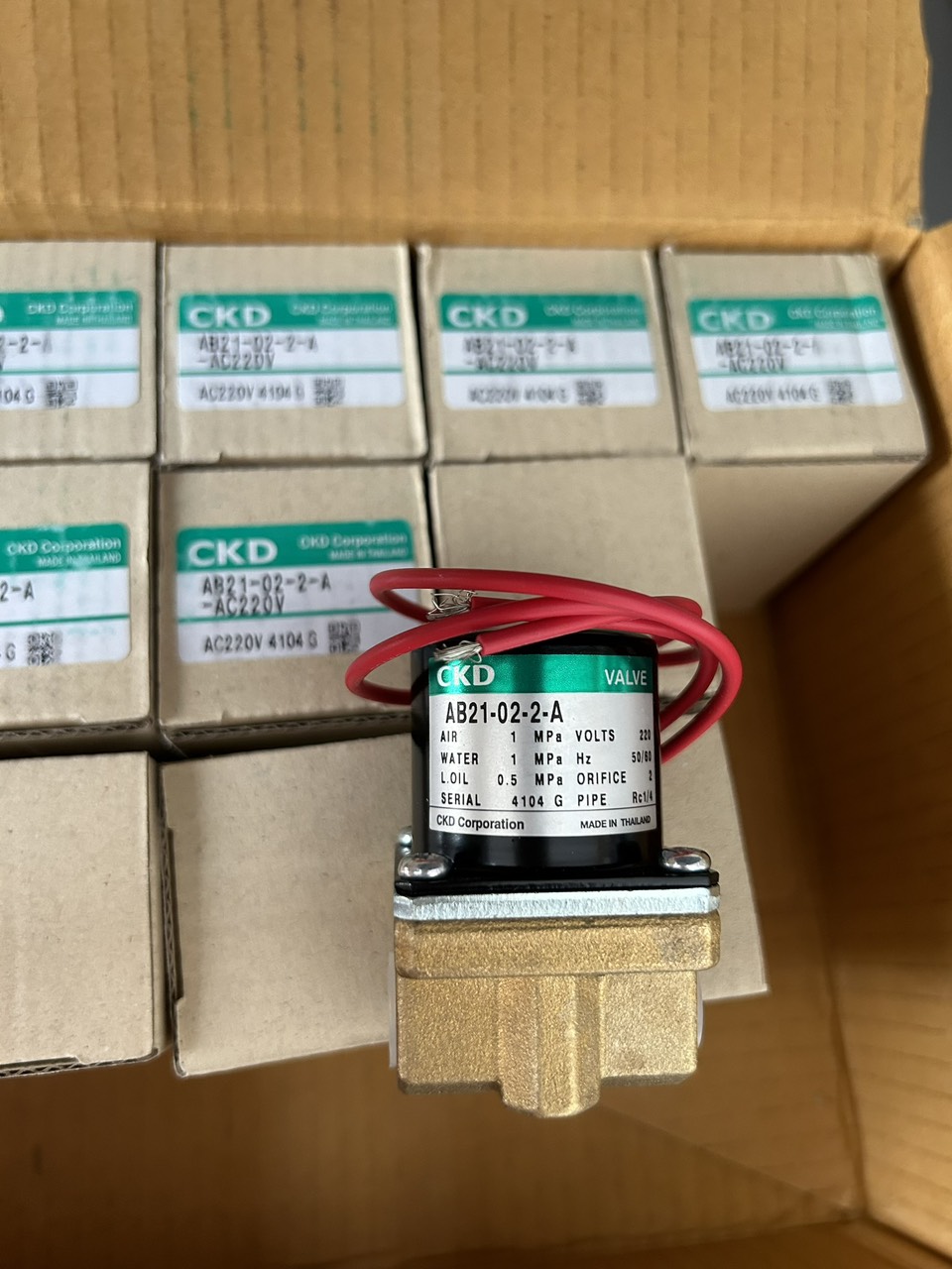 VAN ĐIỆN TỪ CKD AB21-02-2-A – CÔNG TY TNHH DỊCH VỤ THƯƠNG MẠI XUẤT NHẬP ...